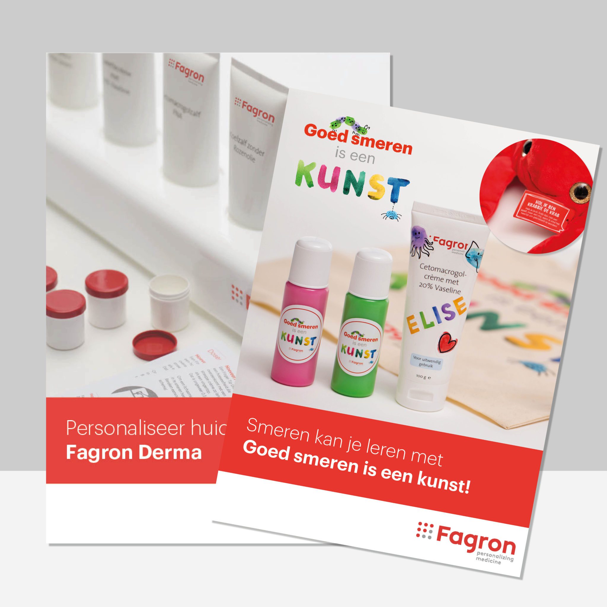 Fagron Derma | ondersteundende materialen | sample display